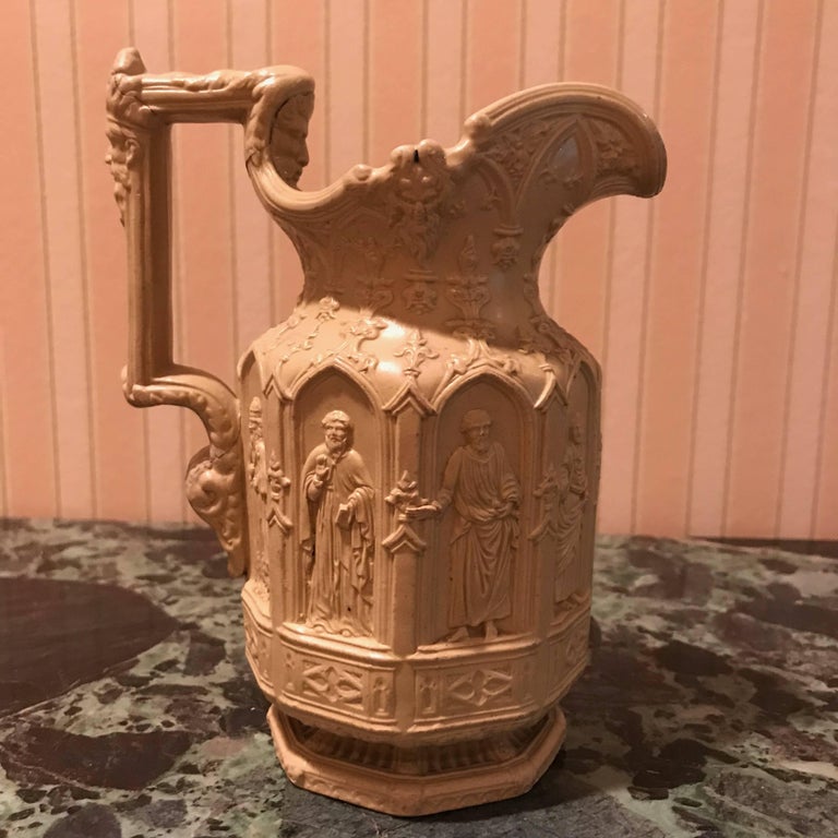 Lot of Four Mid-19th Century Relief Pitchers For Sale at 1stDibs