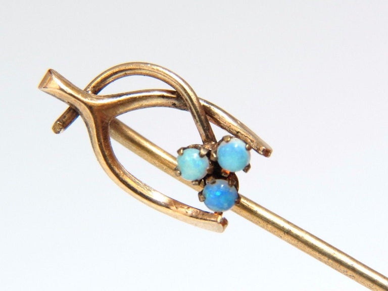 Lot of Six Antique Hat Pins Collector Classic Horseshoe Jockey Irish ...