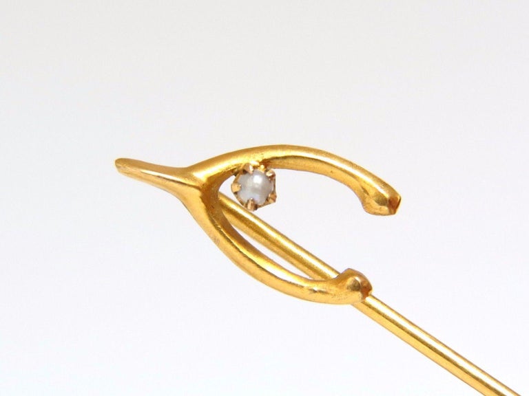 Lot of Six Antique Hat Pins Collector Classic Horseshoe Jockey Irish ...