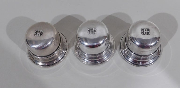 Lot of Six Sterling Silver Ring Boxes English Stamps Birks Canadian at ...