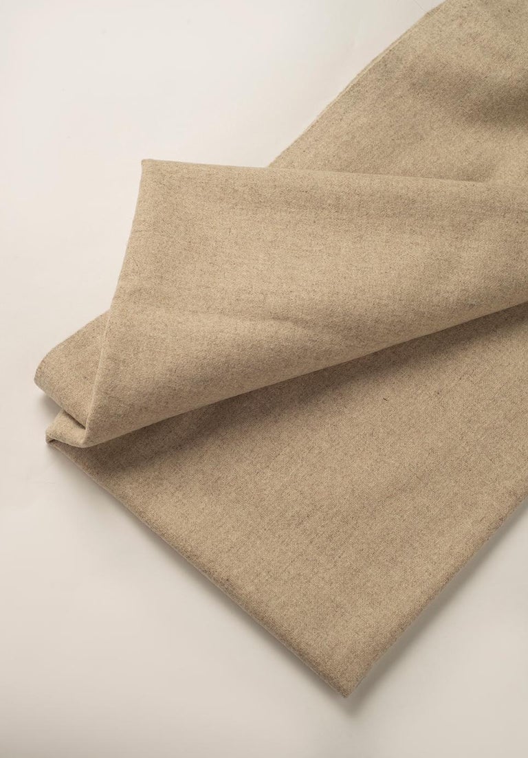 LOTO Pouf in Woolen Fabric by Peca For Sale at 1stDibs