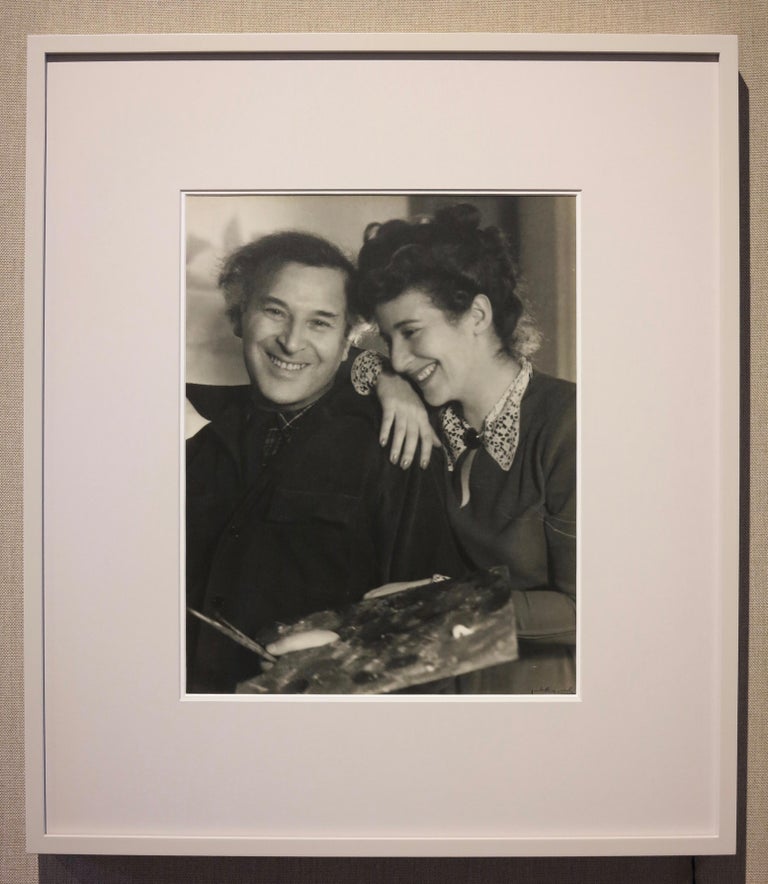 Lotte Jacobi - Marc Chagall and daughter Ida at 1stDibs