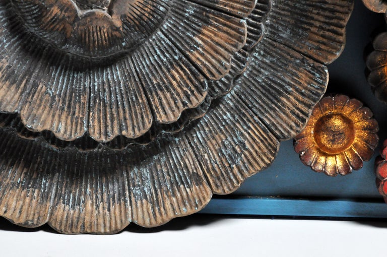 Lotus Flower Wall Sculpture at 1stDibs