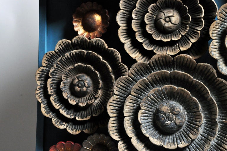 Lotus Flower Wall Sculpture at 1stDibs