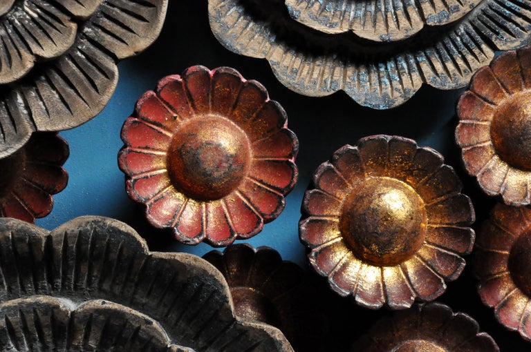 Lotus Flower Wall Sculpture at 1stDibs