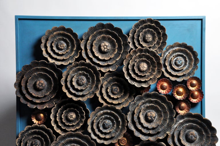 Lotus Flower Wall Sculpture at 1stDibs