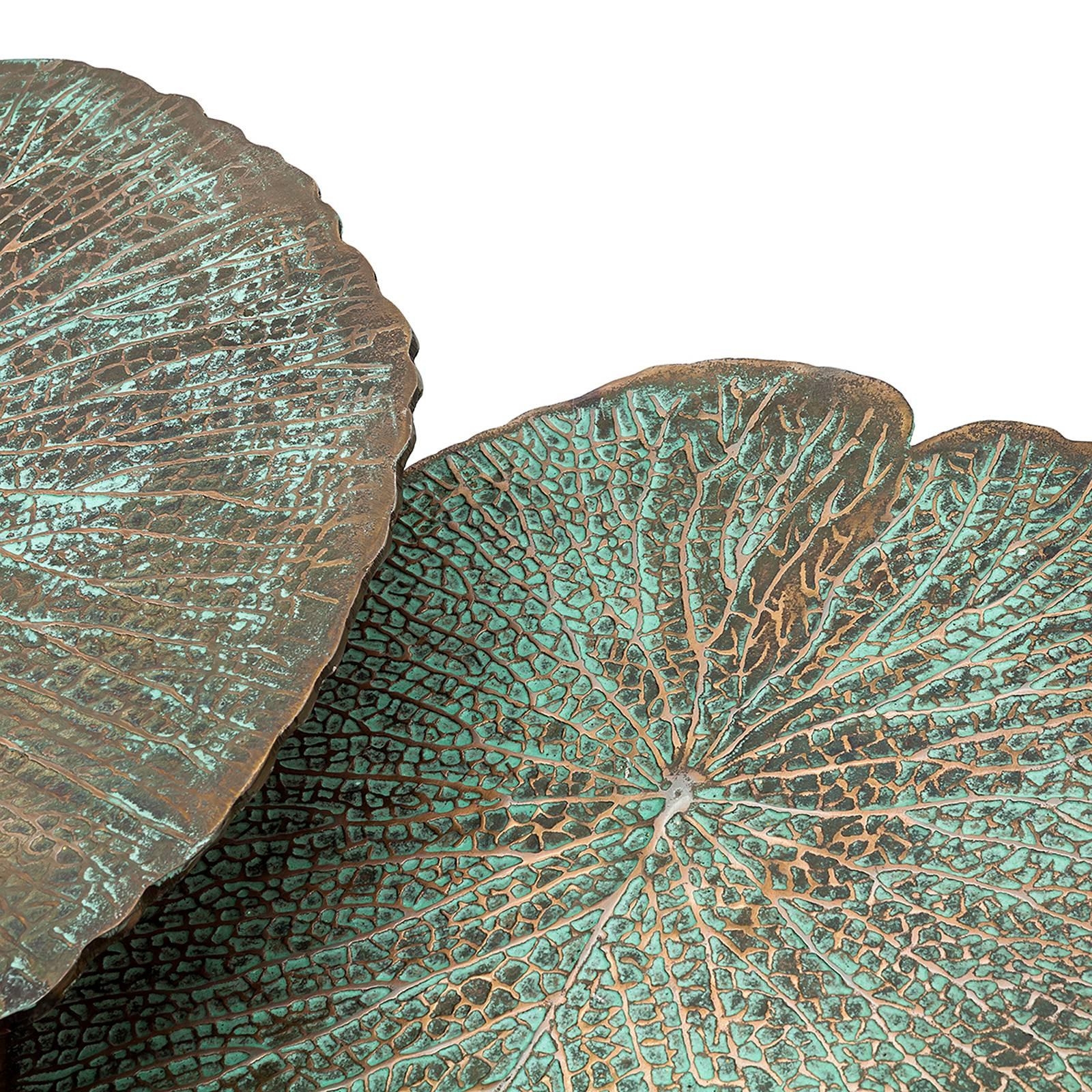 Lotus Leaves Side Table Set of Two For Sale at 1stDibs