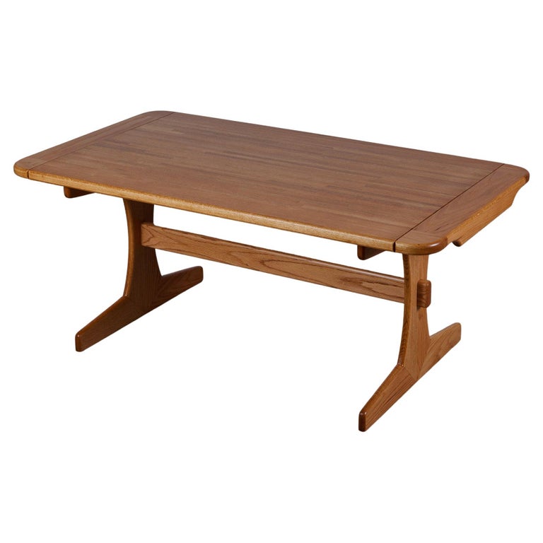 Lou Hodges Oak Dining Table at 1stDibs