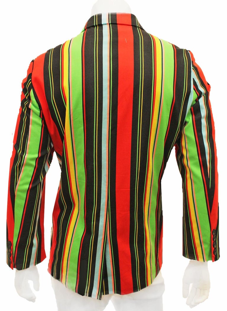 Loudmouth Multi Color Striped Sport Coat Jacket at 1stDibs