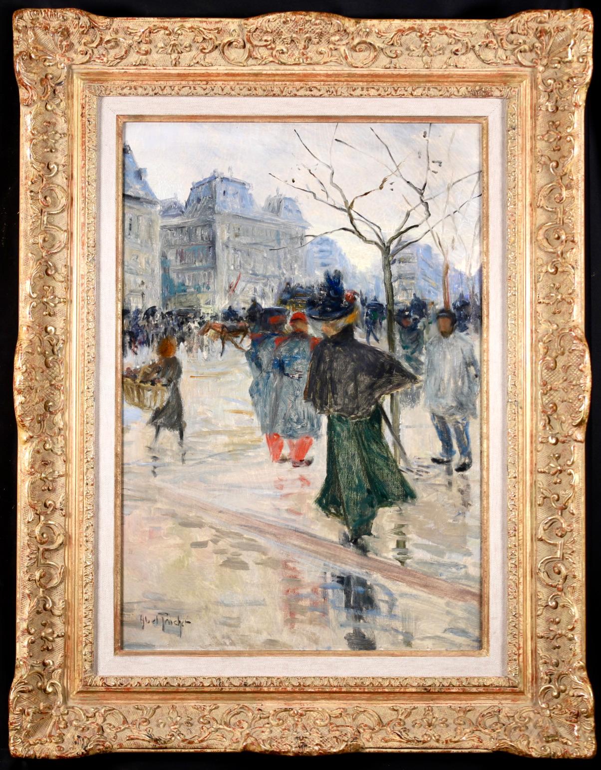 Louis Abel-Truchet - "Boulevard de Clichy - Paris" Abel-Truchet C.19th ...