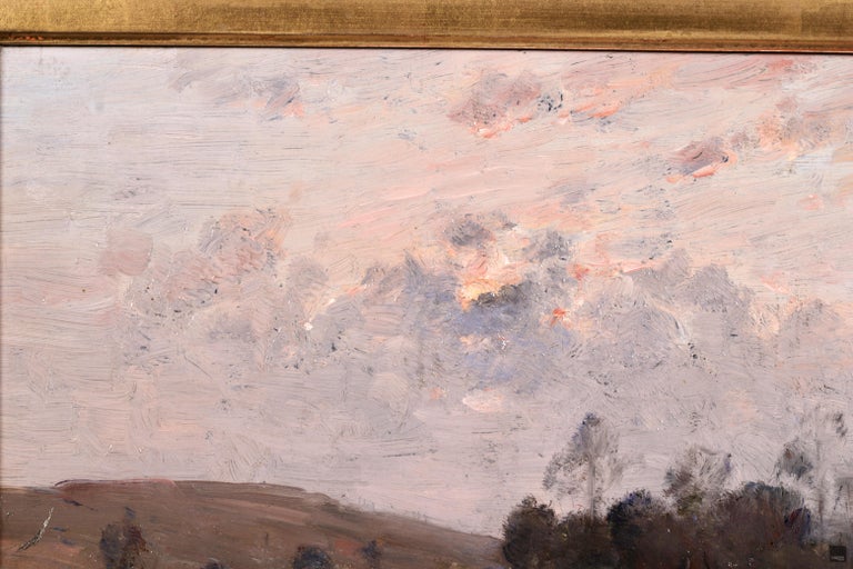 Louis Aimé Japy - Pecheur sur une riviere - Barbizon Oil, River ...