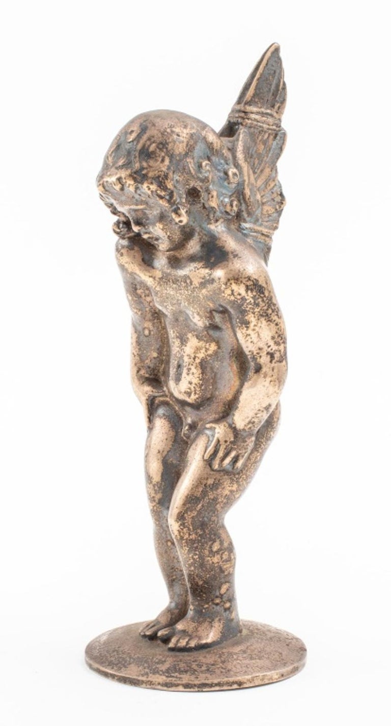 Louis Aime Lejeune Art Nouveau Metal Sculpture For Sale at 1stDibs