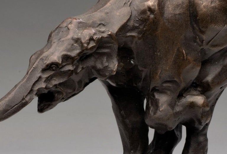 Louis-Albert Carvin – Balancing Elephant, ca. 1930er Jahre, Art déco ...