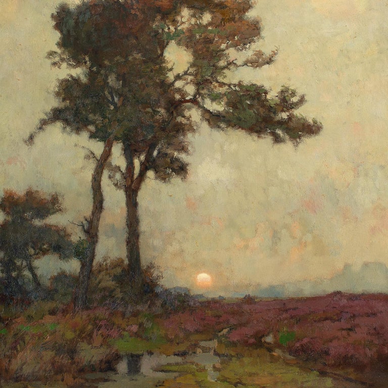 Louis Albert Roessingh - Louis Albert Roessingh, Heath Landscape At ...