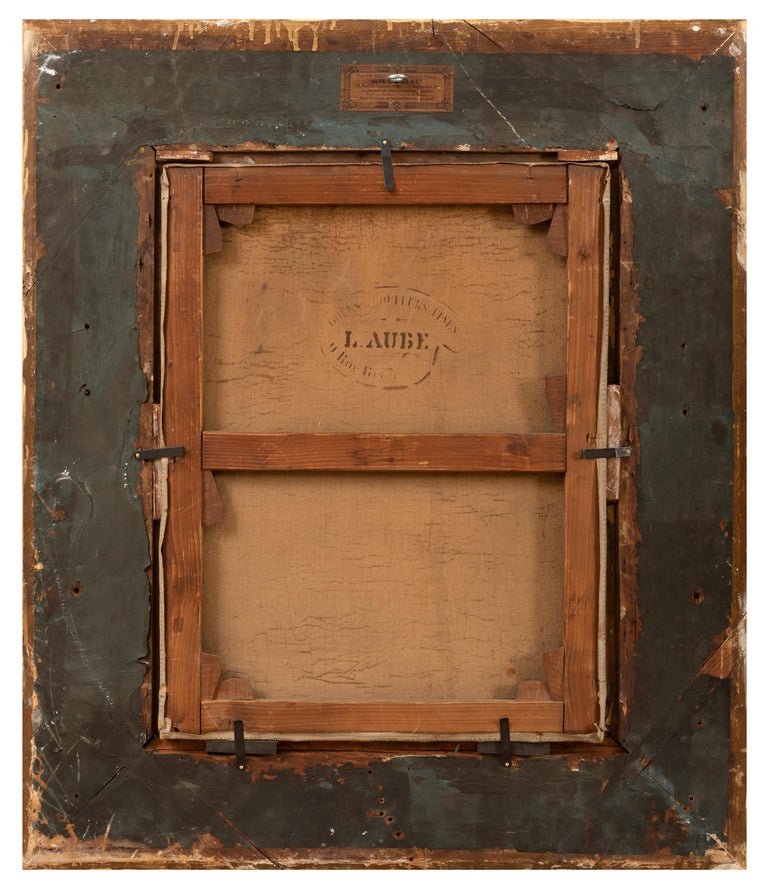 Louis Armand Huet, Portrait of a Woman, 20th Century Painting For Sale ...