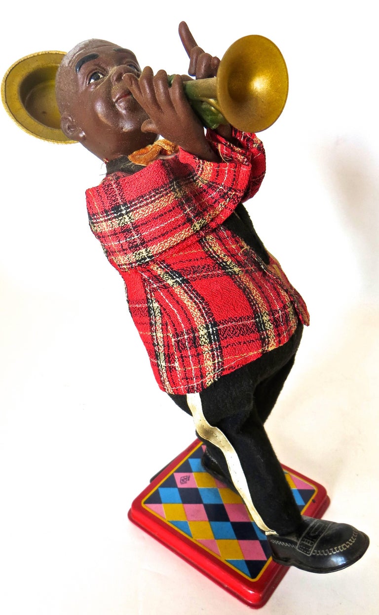 Louis Armstrong 'Satchmo' Wind Up Toy, American, circa 1950's at 1stDibs