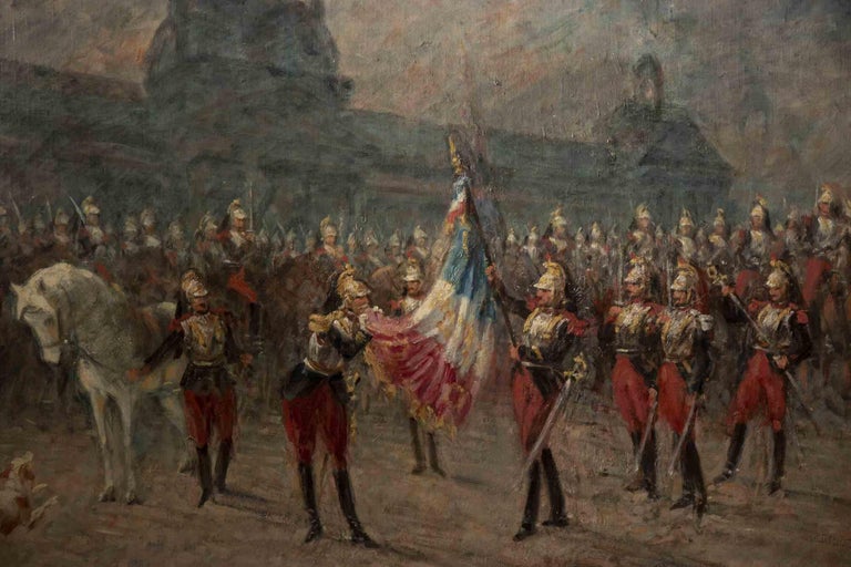 Louis Beraud - Ceremony of the Cuirassiers -Painting by L. Beraud ...