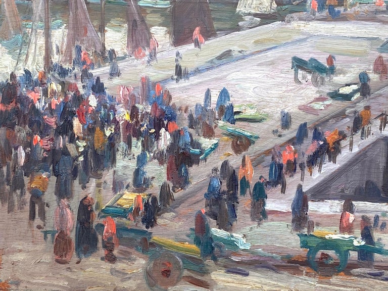 Louis Clesse - “Port of Ostend, Belgium” For Sale at 1stDibs