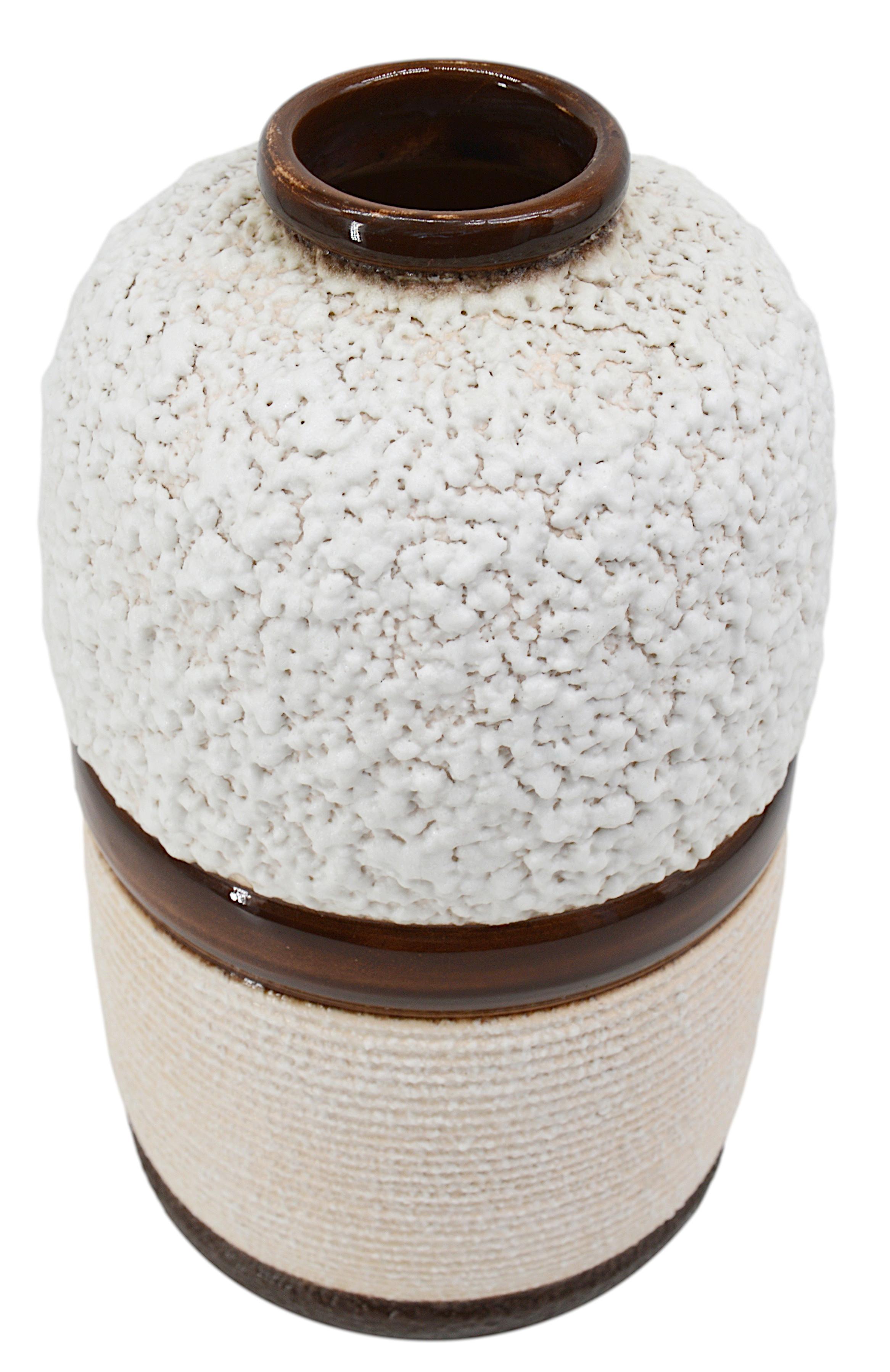 Louis DAGE French Art Deco Stoneware Vase, 1930 For Sale at 1stDibs