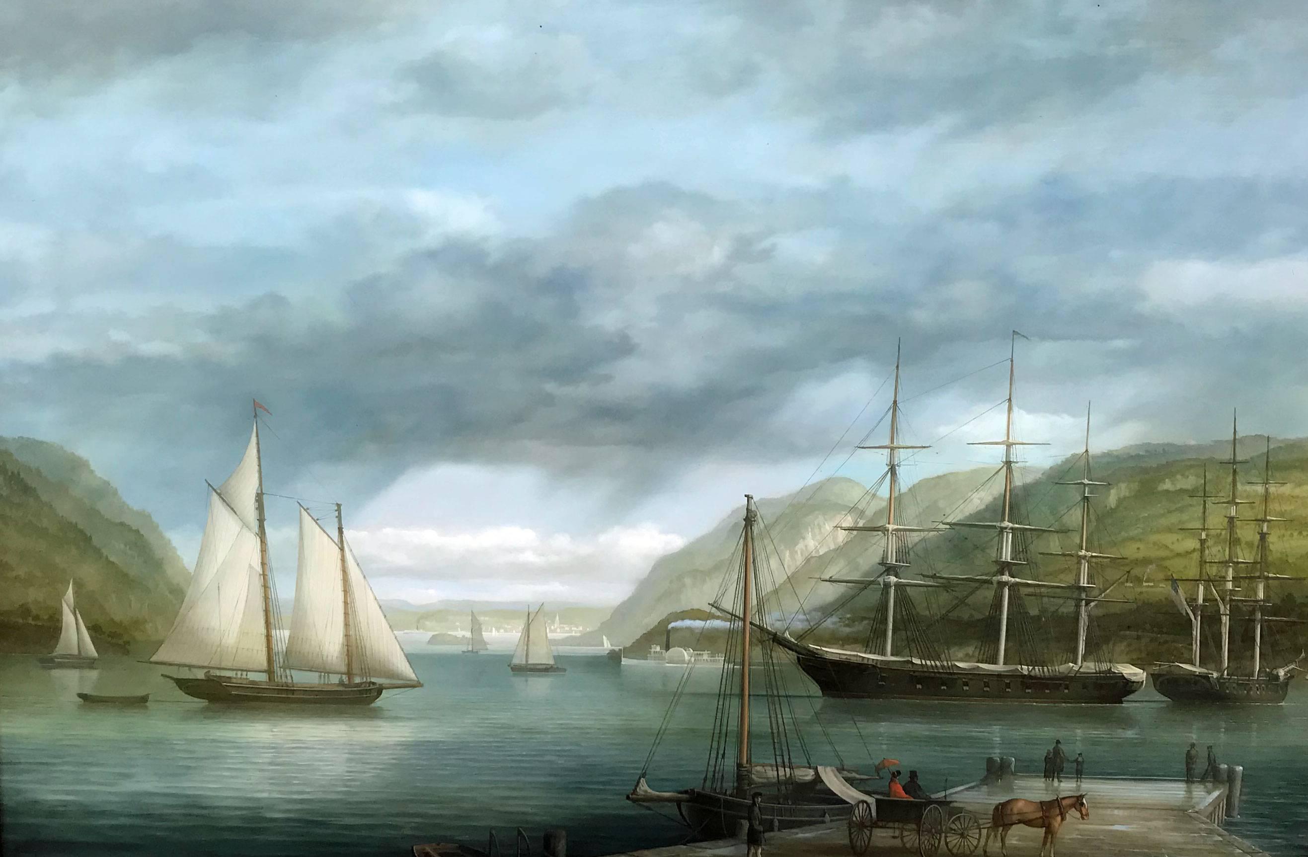 Louis Dodd - New York's Hudson River Looking North from West Point For ...