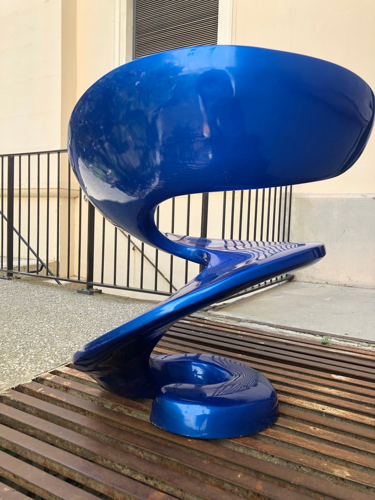 Louis Durot Armchair Aspirale, 1970 at 1stDibs