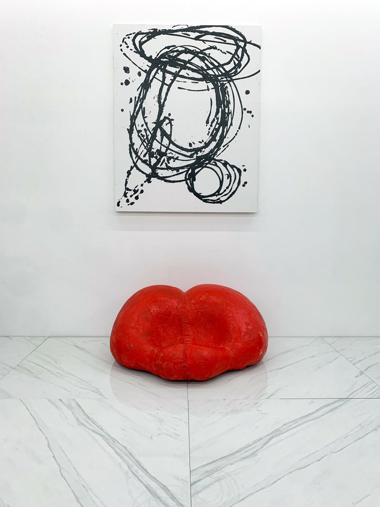 Louis Durot Pouffesses Chair, Signed, 1990 For Sale at 1stDibs