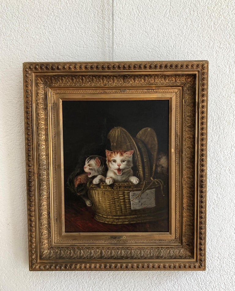 Louis Eugène Lambert - The new comers For Sale at 1stDibs