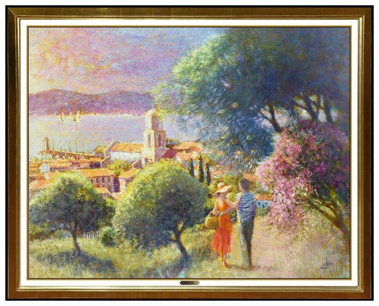 Louis Fabien - Louis Fabien Large Original Painting Oil On Canvas ...