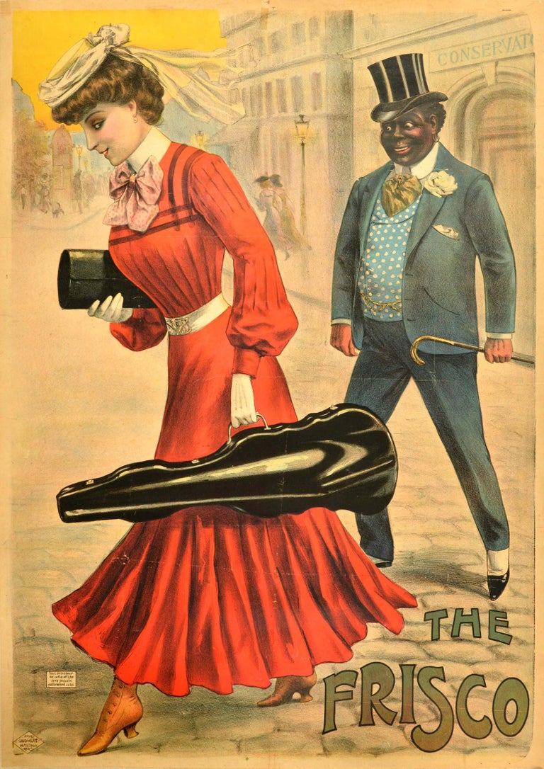 Louis Galice - Original Antique French Advertising Poster The Frisco ...