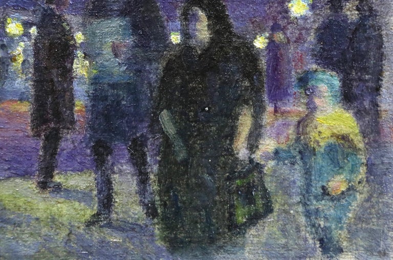 Louis Hayet - Evening in Paris For Sale at 1stDibs