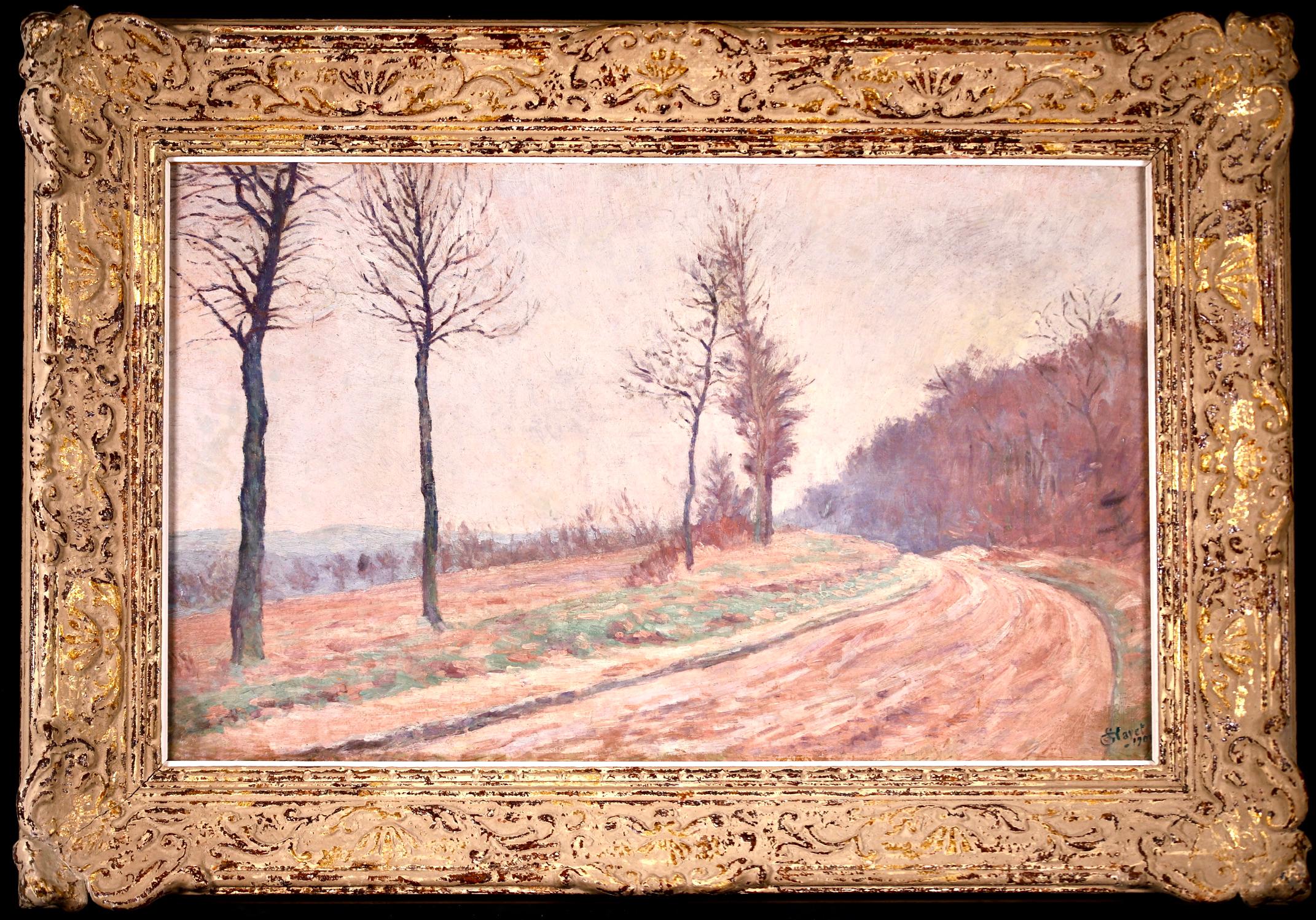 Louis Hayet - Evening in Paris For Sale at 1stDibs