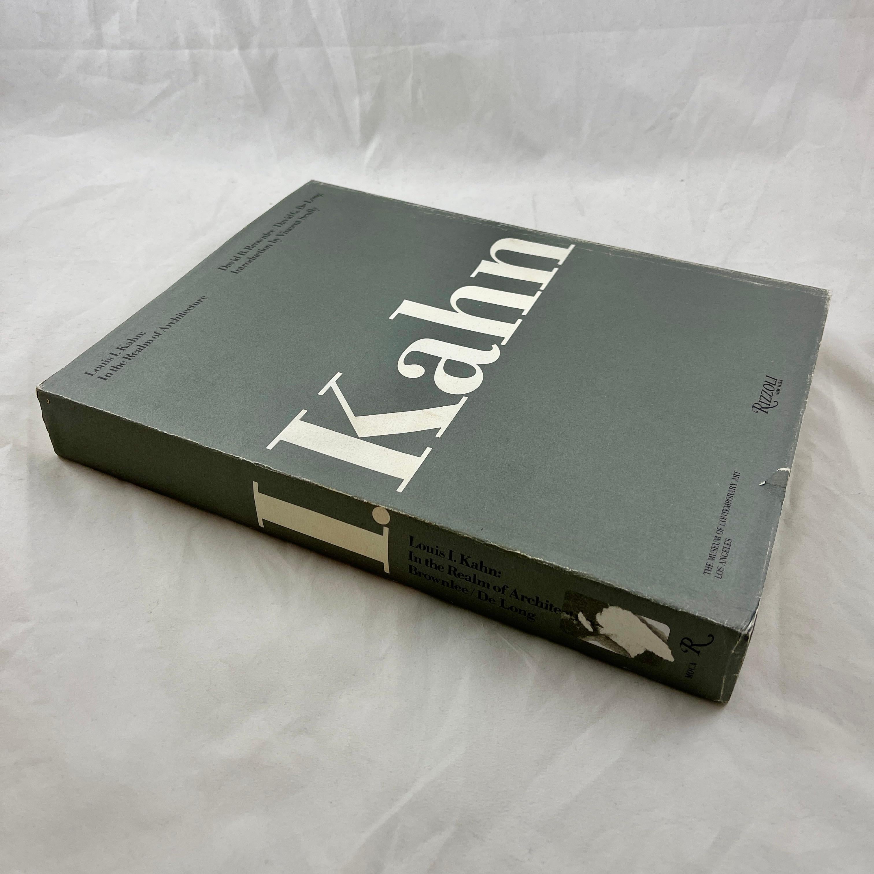 Louis i. Kahn: in the Realm of Architecture Coffee Table Book – 1st Edition 1991 at 1stDibs