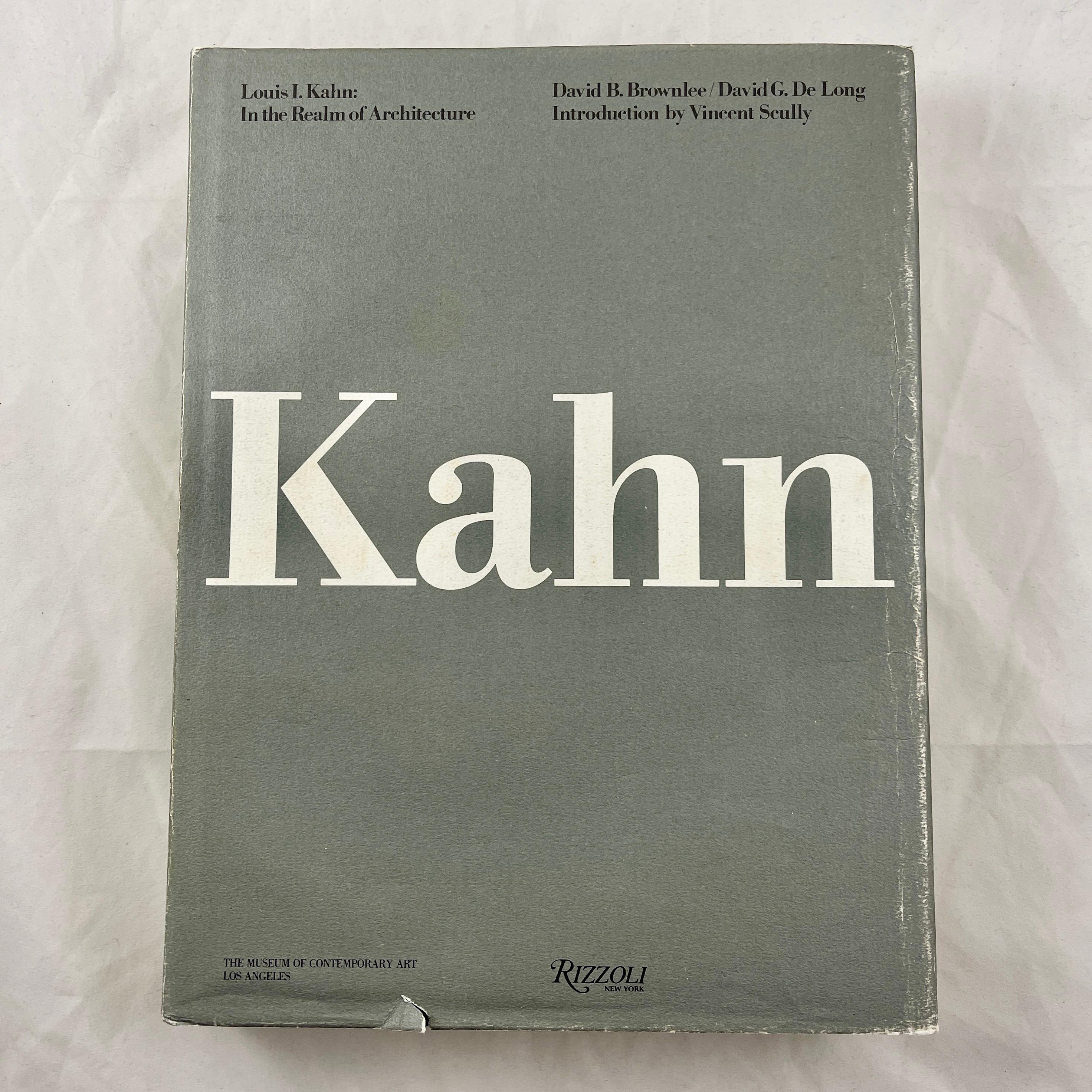 Louis i. Kahn: in the Realm of Architecture Coffee Table Book – 1st Edition 1991 at 1stDibs