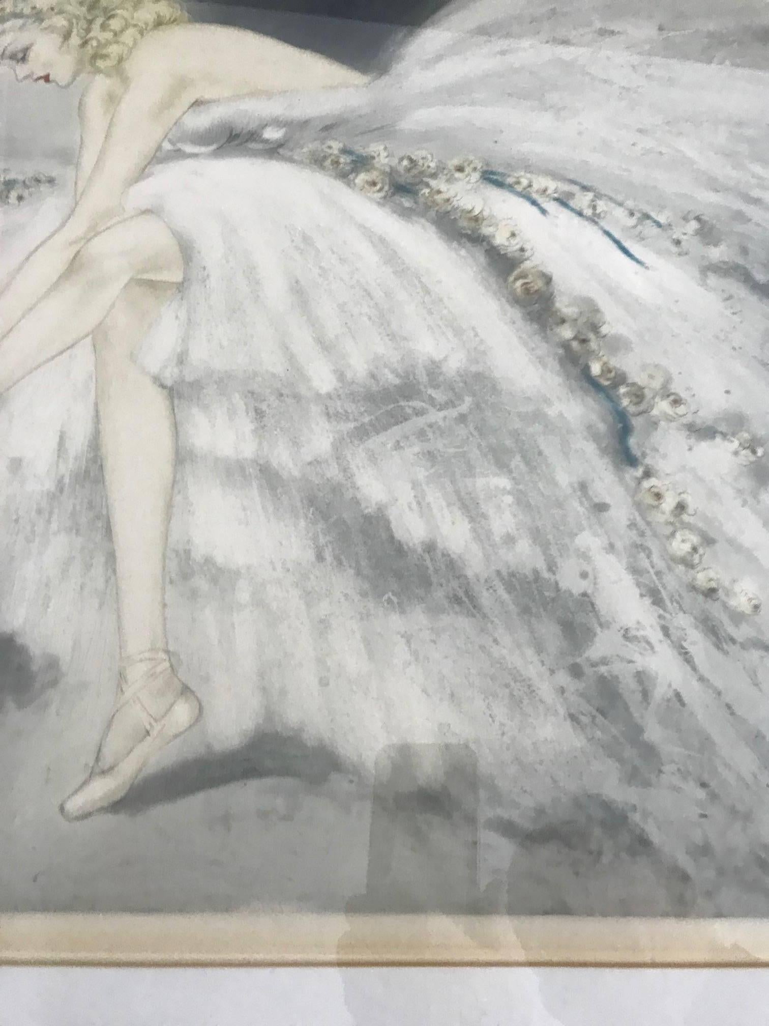 Louis Icart Fair Dancer Hand Colored Aquatint at 1stDibs