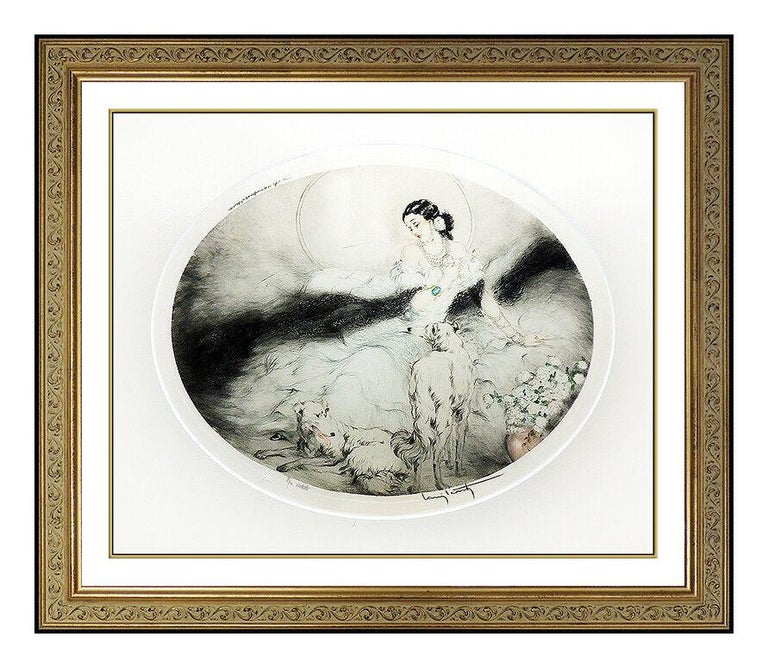 Louis Icart - Louis Icart Original Hand Colored Etching Hand Signed ...