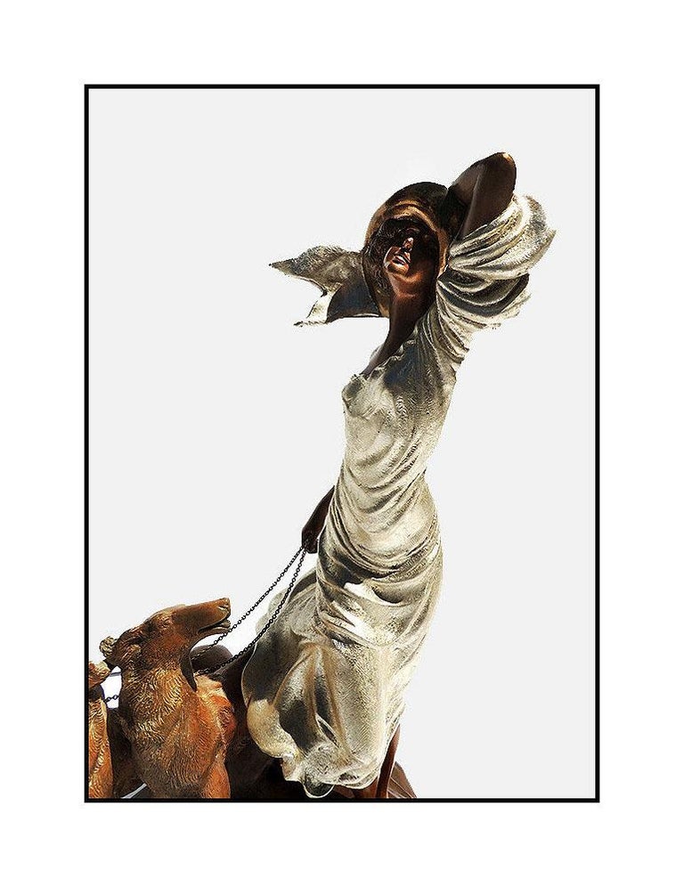 Louis Icart - Louis Icart Bronze Sculpture Coursing Joie De Vivre Deco ...