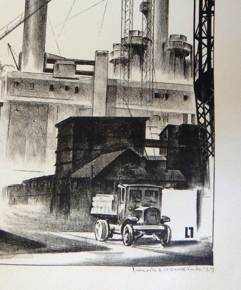 Louis Lozowick Original Lithograph, 1929, "Edison Plant" For Sale at ...