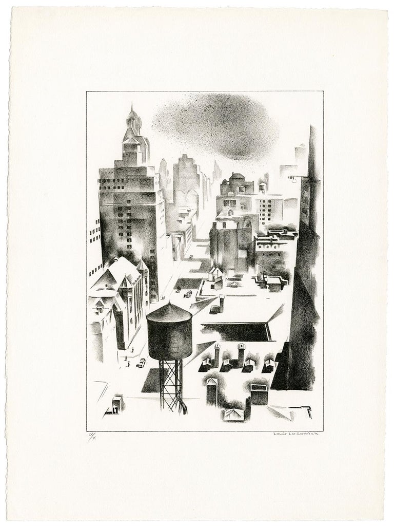 Louis Lozowick - Madison Avenue at 1stDibs