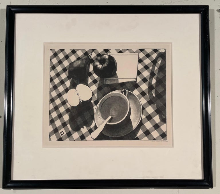 Louis Lozowick - STILL LIFE WITH APPLES For Sale at 1stDibs