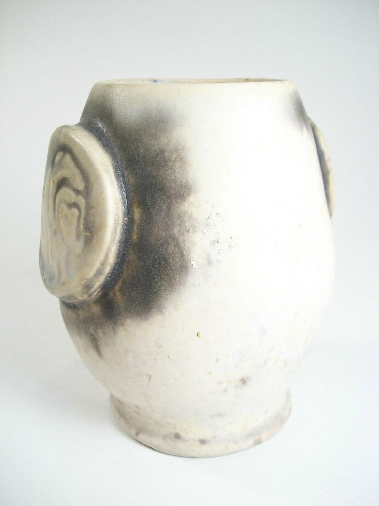 LOUIS MATHE - Vintage Studio Pottery Vase - Signed - Canada - Circa ...
