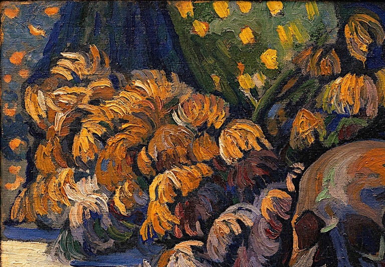 Louis Mathieu Verdilhan - Fauvist Vanitas "Still Life with Flowers and ...