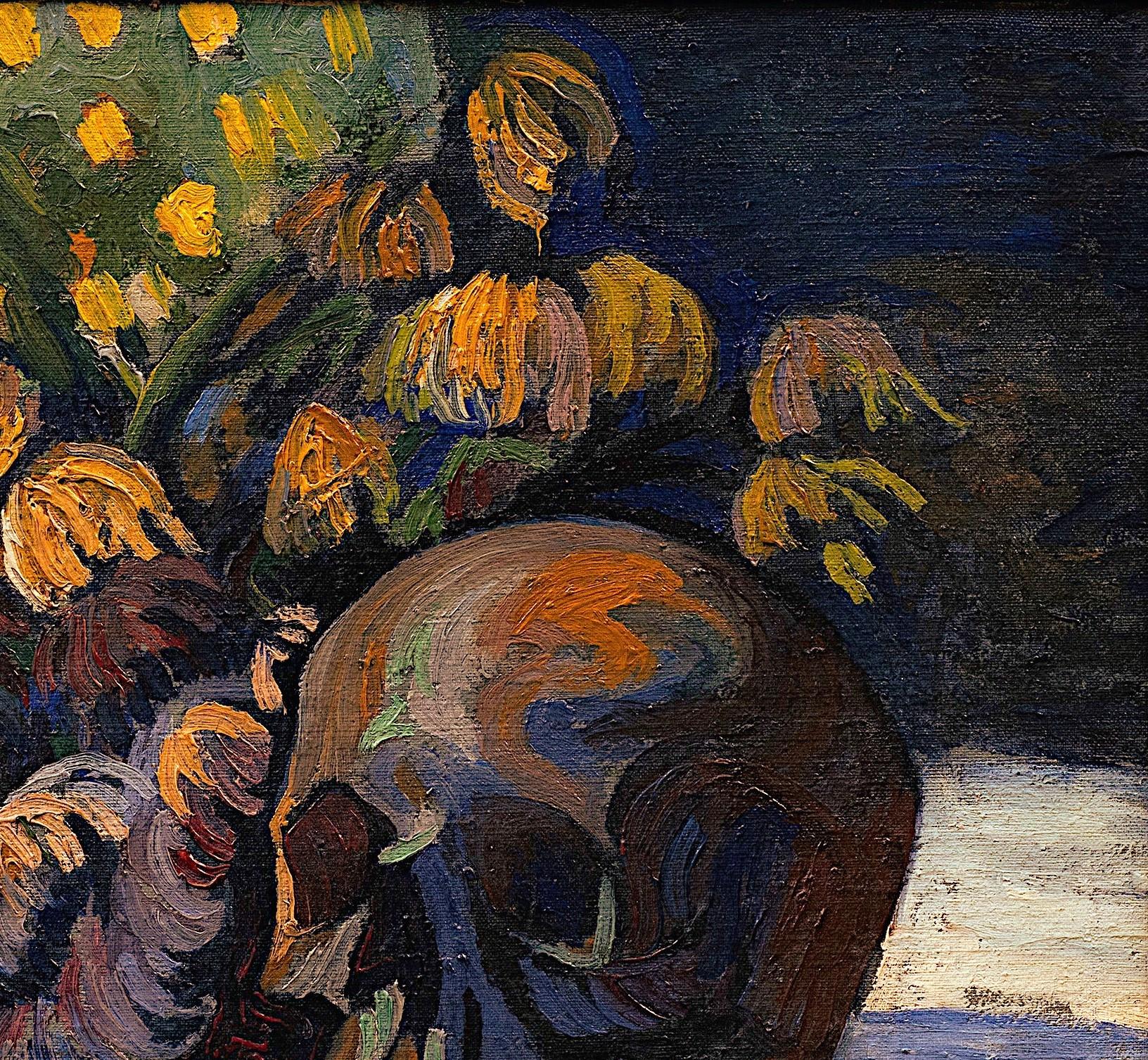 Louis Mathieu Verdilhan - Fauvist Vanitas "Still Life with Flowers and ...