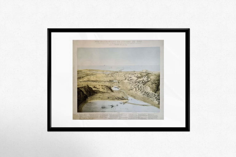 Louis Maurice Adolphe Linant de Bellefonds - 1855 Original poster of ...