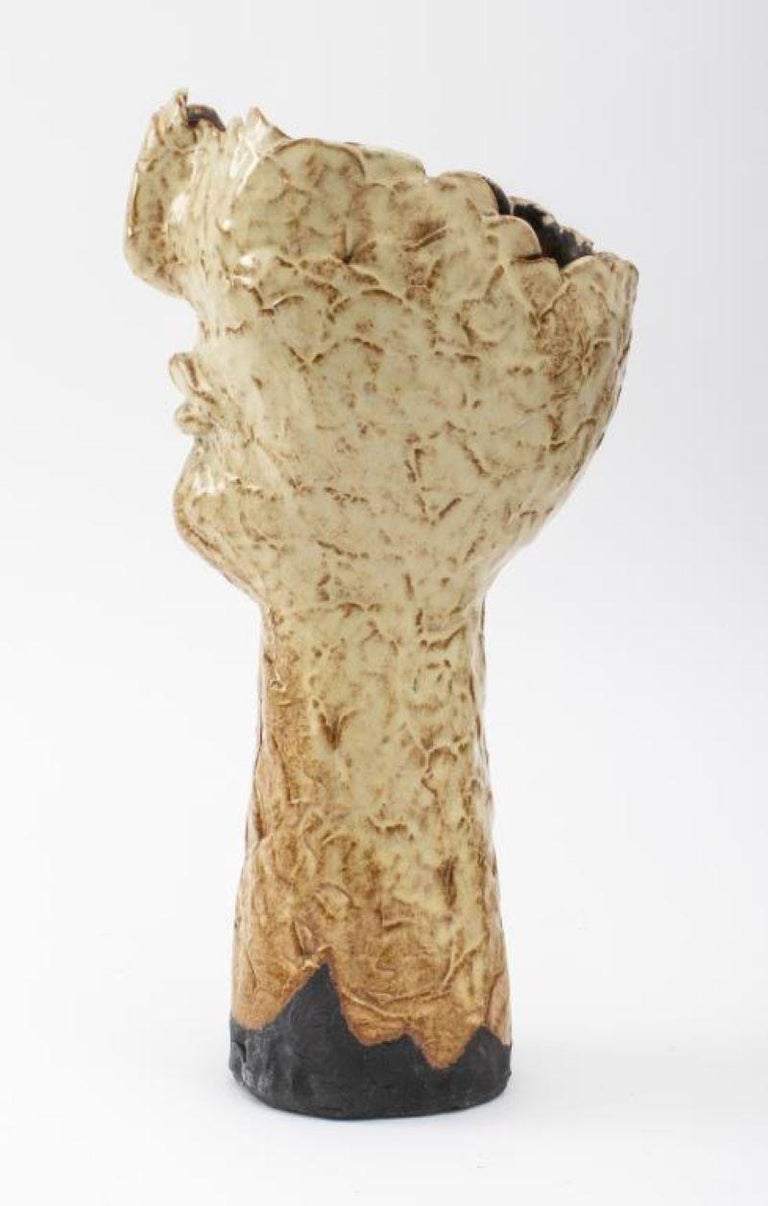 Louis Mendez Modern Ceramic Sculpture of Head For Sale at 1stDibs