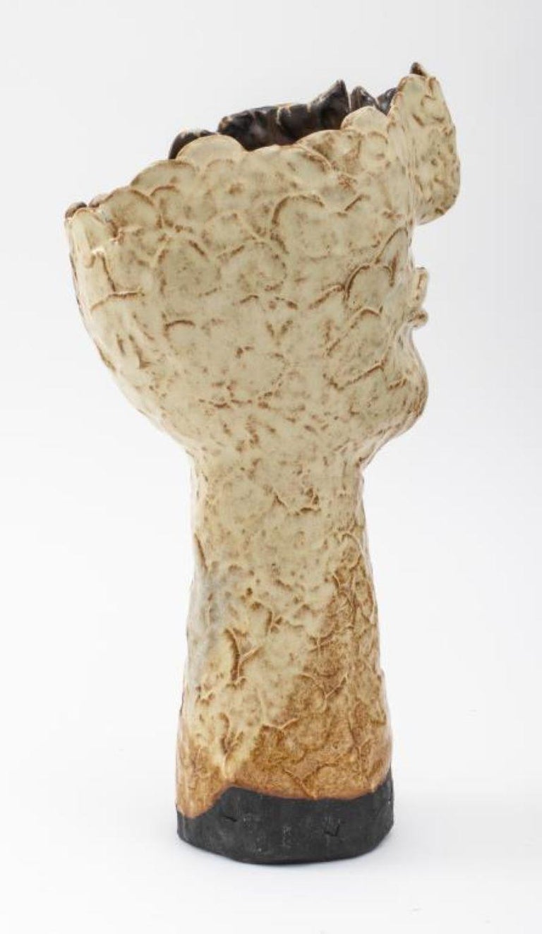 Louis Mendez Modern Ceramic Sculpture of Head For Sale at 1stDibs