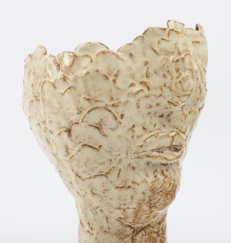 Louis Mendez Modern Ceramic Sculpture of Head For Sale at 1stDibs