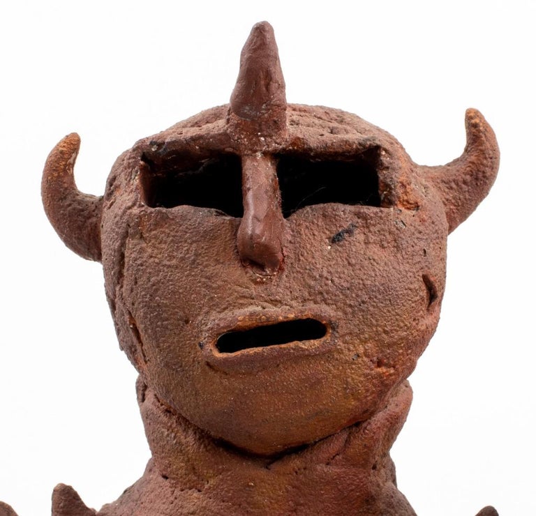 Louis Mendez "WARI" Ceramic Sculpture For Sale at 1stDibs