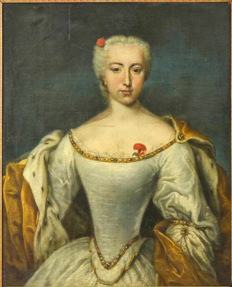 Ecole française du XVIIIe siècle Portrait de Marie Thérèse d'Espagne ...