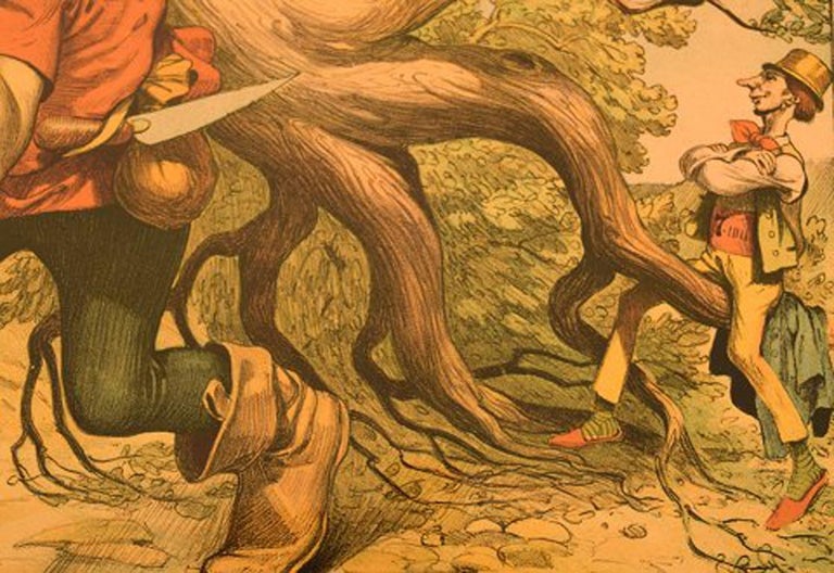 Louis Moe, Color Lithography, "The Brave Tailor", circa 1910 at 1stDibs