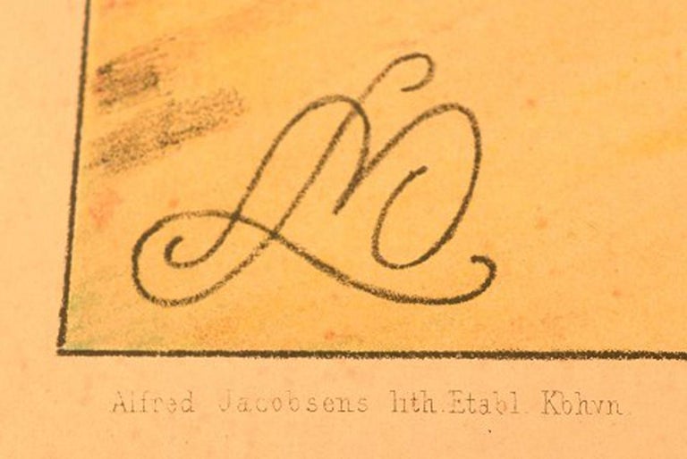 Louis Moe, Color Lithography, "The Brave Tailor", circa 1910 at 1stDibs